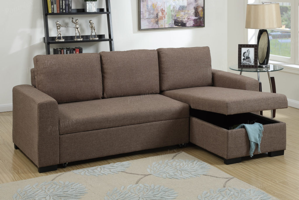 Convertible Sectional with Bed & Storage F6931 – Home | Futon City